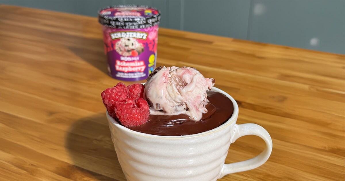 Ice Cream Mug Cake! Bohemian Raspberry in a mug! | Ben & Jerry’s